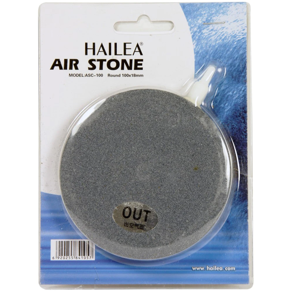 Round Flat Ceramic Air Stones - Hailea – Hydro Gro UK
