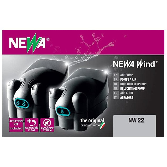 Newa Wind NW22 - 2 Way Air Pump – Hydro Gro UK